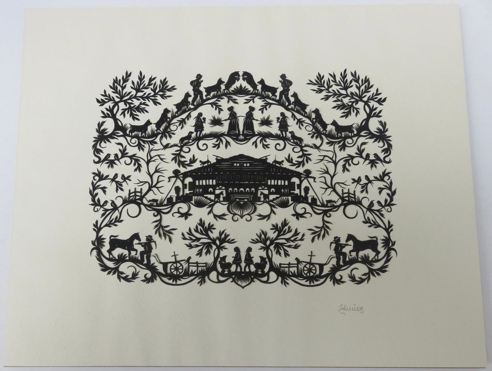 SEHR FEINER SCHERENSCHNITT SIGNIERT (Gebraucht) in BERN für CHF 65 – mit Lieferung auf Ricardo ...