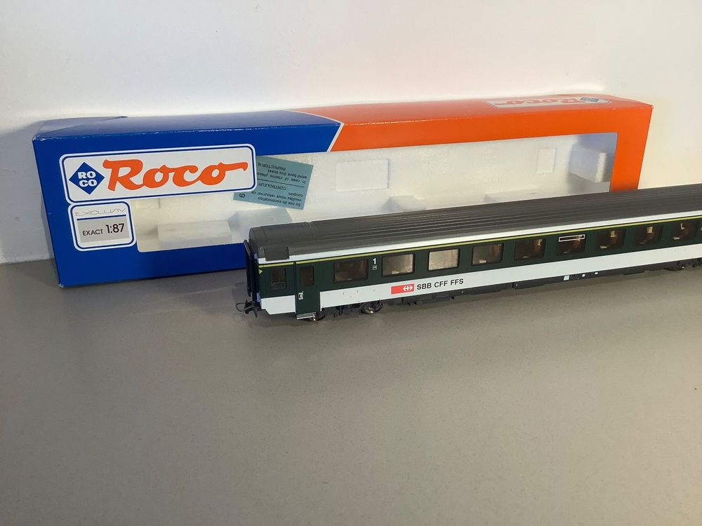 Roco 44964 SBB : 1. Kl EW IV grün (Neu (gemäss Beschreibung)) in ...