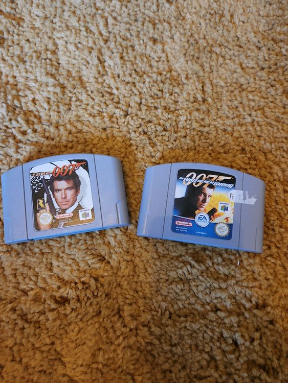 2 N64 Games - James Bond Goldeneye 007 und Agent Under Fire (Gebraucht ...