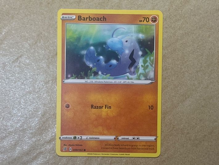 Carte Pokemon Barboach - Rebel Clash - EN | Kaufen auf Ricardo