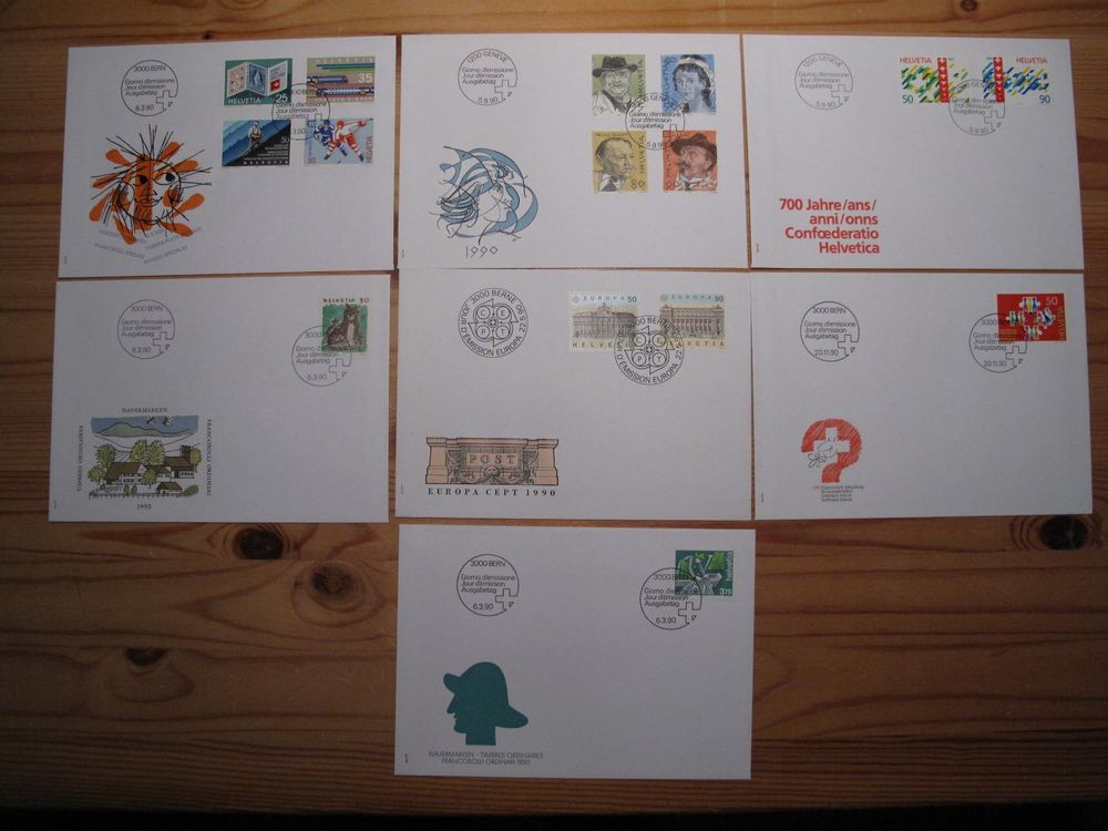 Schweiz FDC 1990 (Gebraucht) in Wil SG für CHF 2 – mit Lieferung auf Ricardo kaufen