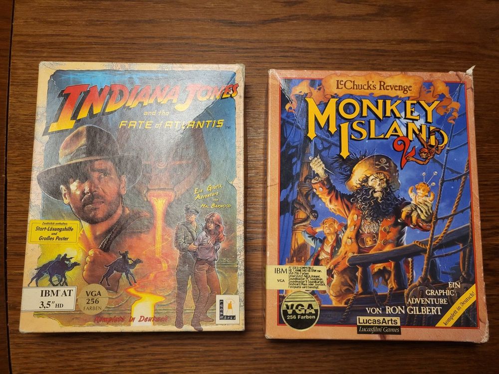 Indiana Jones und Monkey Island 2 Box (Gebraucht) in Zürich für CHF 124 ...