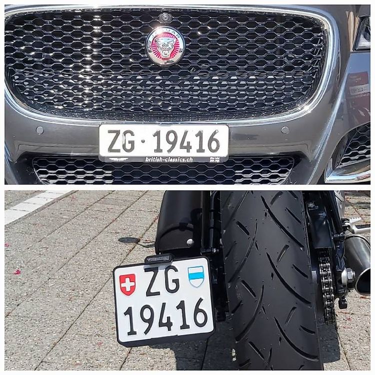ZG19416 Auto UND Motorrad-ZG Kontrollschild (Gebraucht) in Menzingen ...