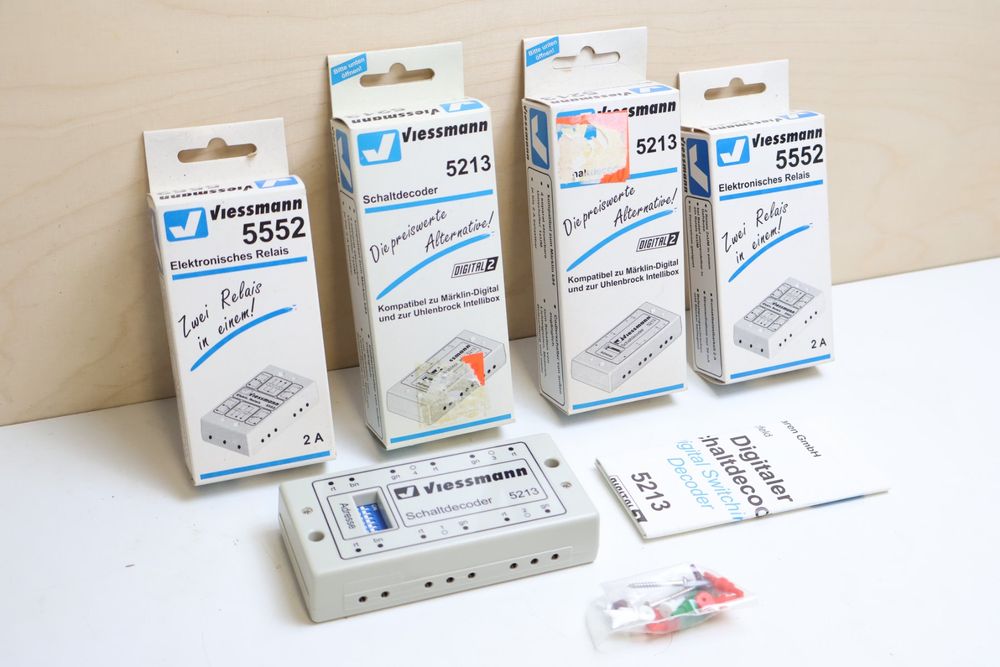 Viessmann 4 x Märklin Schaltdecoder 5213/5552 NP: über 200.- (Gebraucht ...