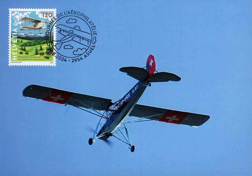 Maximumkarte Sonderflug Flugpost, Tag der Aerophilatelie (Neu (gemäss Beschreibung)) in Dottikon ...