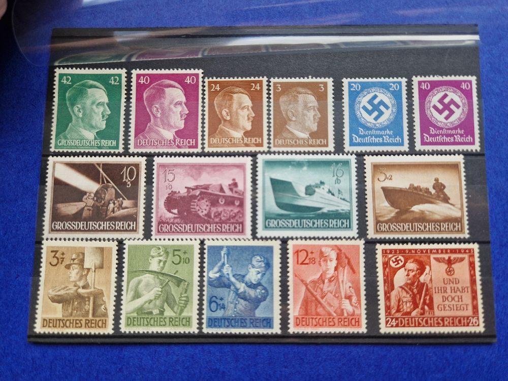 Adolf Hitler, Deutsches Reich Briefmarken (Neu (gemäss Beschreibung ...