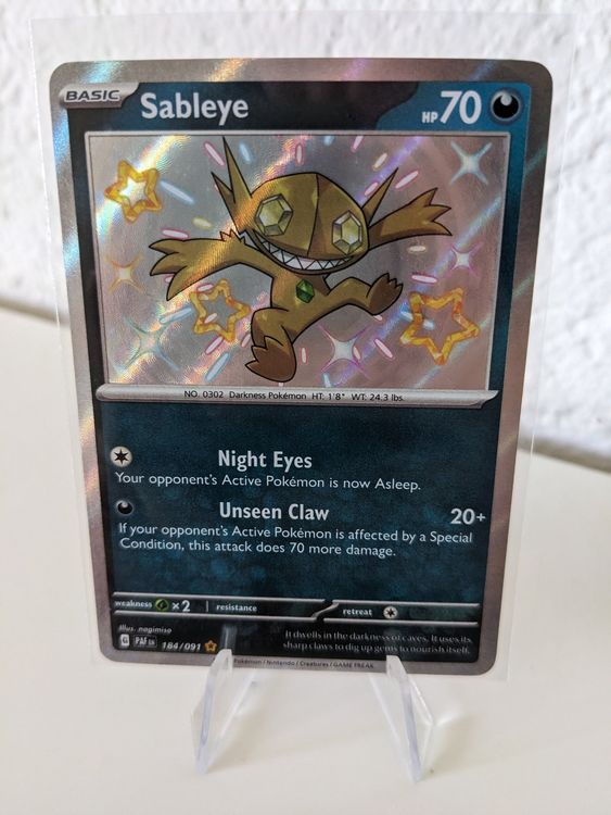 Pokemon Paldean Fates - Sableye 184/091 ( EN ) ab 1Fr!!! | Kaufen auf ...