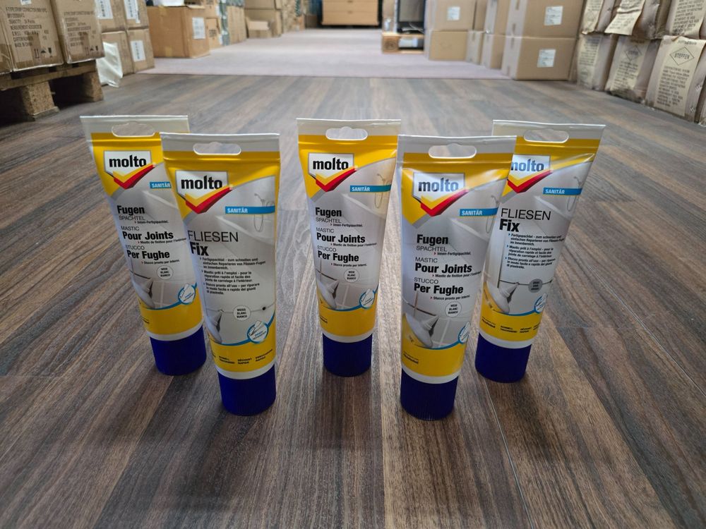 5x Molto Fliesen Fix weiss a 300g ab 1.- (Neu und originalverpackt) in Krinau für CHF 14 – mit ...