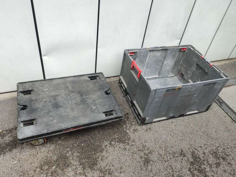 Robuste Transportbox mit Rollen - Ideal schwere Transporte (Gebraucht ...