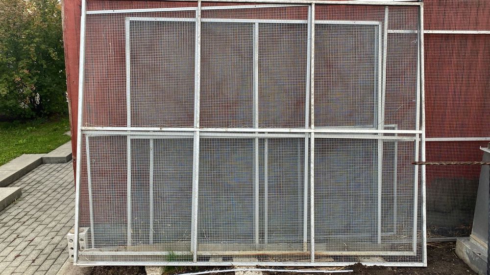 Kleintier-Aussengehege-Gitter mit Tür (Voliere) (Gebraucht) in für CHF ...