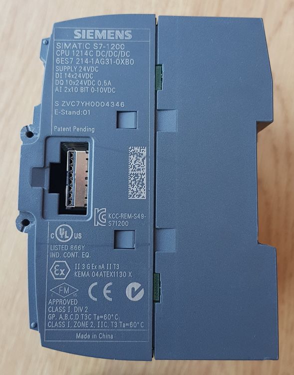 Siemens Simatic S7-1200, CPU 1214C DC/DC/DC (Gebraucht) in Olten für ...