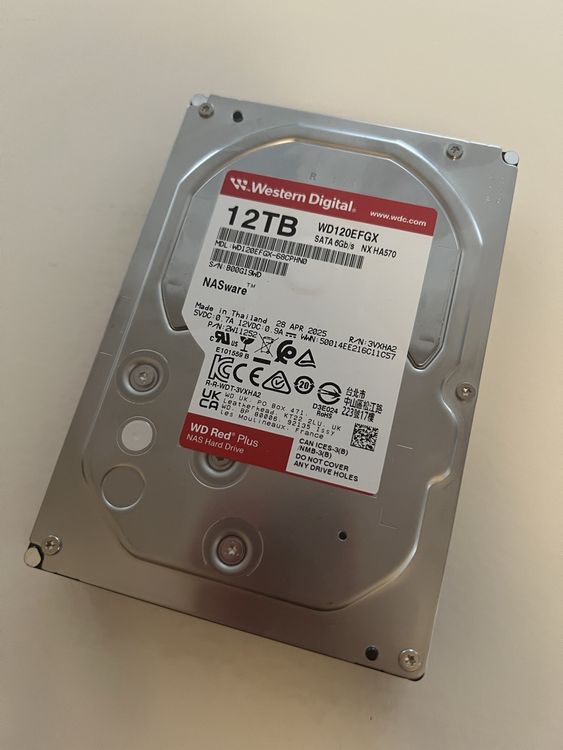 WD Red Plus 12TB NAS Hard Drive (Gebraucht) in Zürich für CHF 165 – mit ...