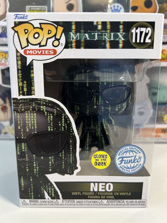 Funko POP! Movies The Matrix 4 Neo in the Matrix (Coded) (Neu und ...