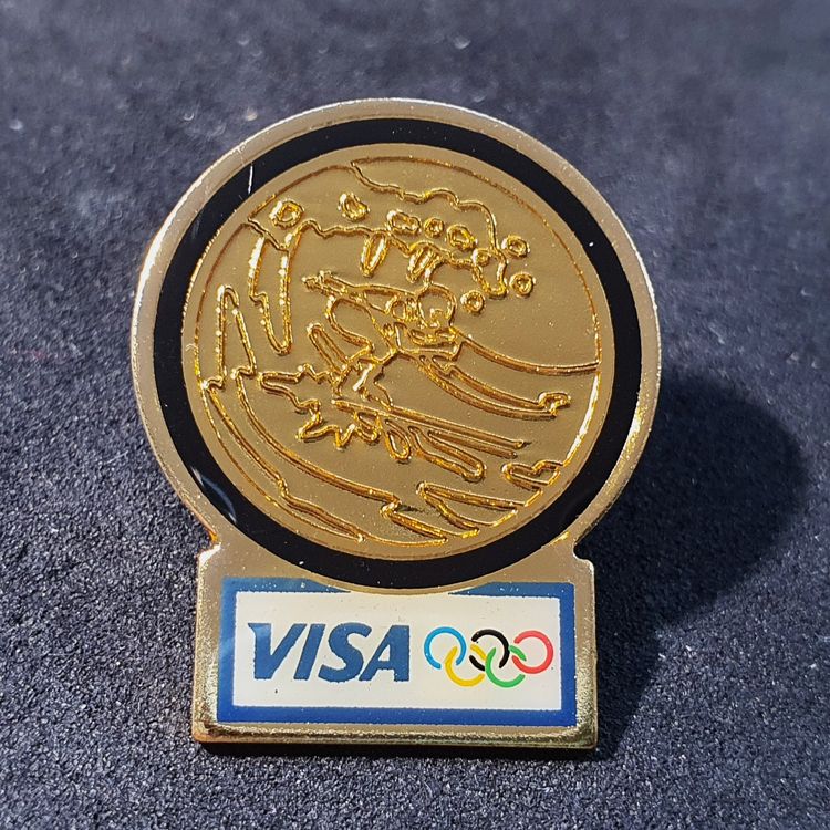 Y423 - Pin VISA Olympic Games Olympiade (Gebraucht) in Reinach BL für CHF 2 – mit Lieferung auf ...