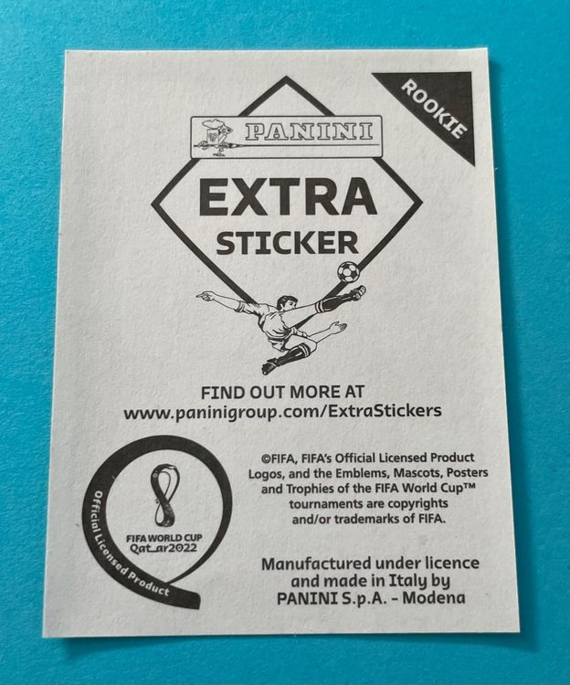 Panini WM 2022 Extra Sticker RYAN GRAVENBERCH ROOKIE | Kaufen auf Ricardo
