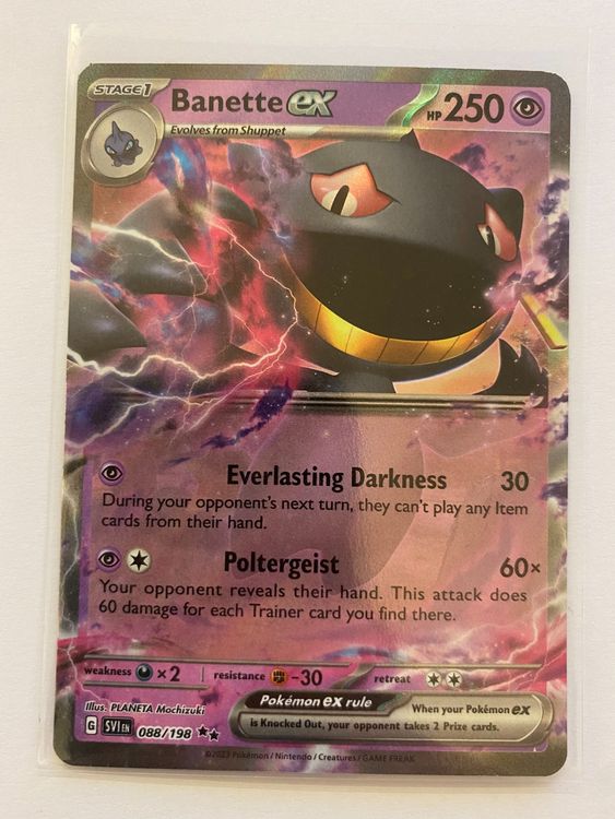 Pokemon Banette EX 088/198 Scarlet & Violet EN | Kaufen auf Ricardo