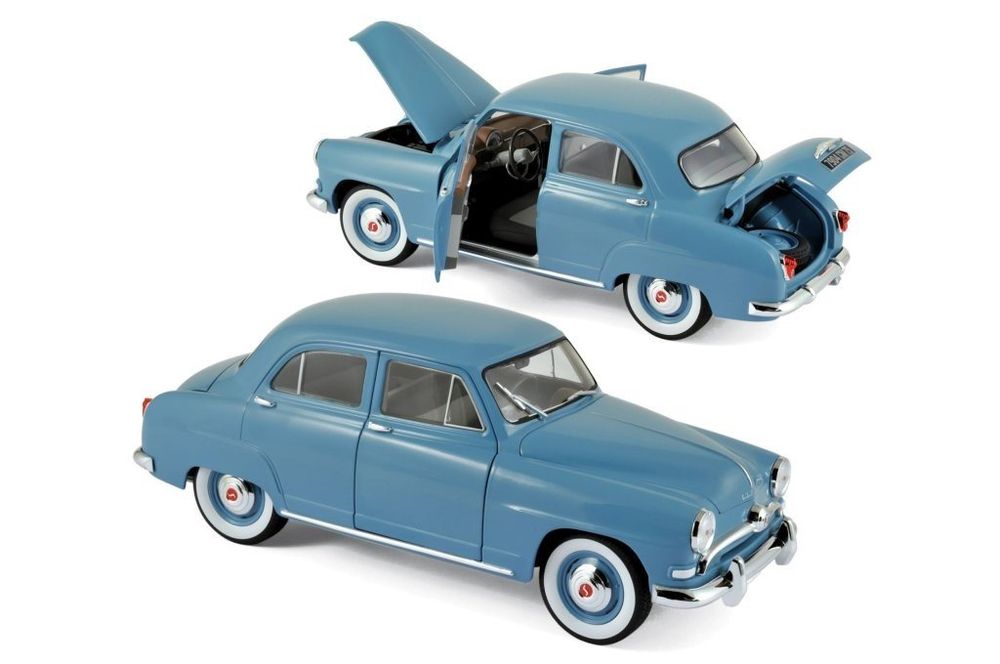 SIMCA 9 ARONDE 1954 BLAU, 1:18 NOREV (Neu und originalverpackt) in Suhr ...