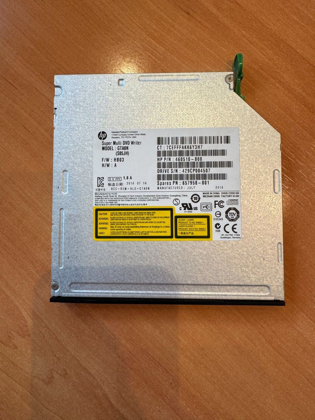 HP super Multi DVD Writer Model GTA0N (Gebraucht) in Birsfelden für CHF ...