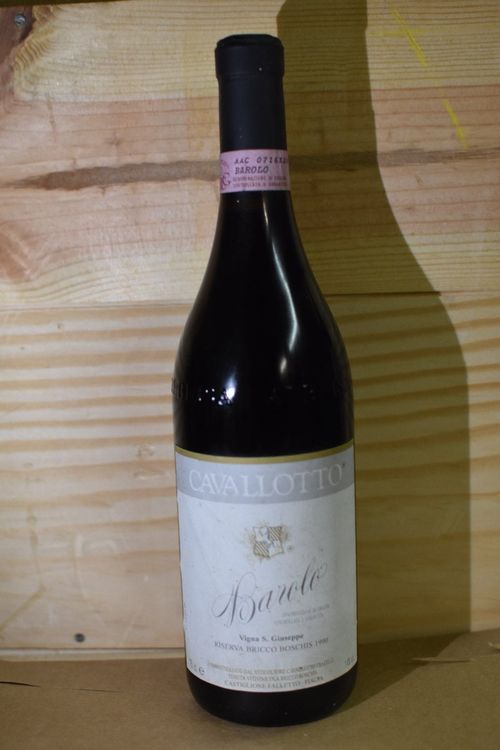 1 Flasche Cavalotto Barolo Riserva Bricco Boschis 1990 (Gebraucht) in ...