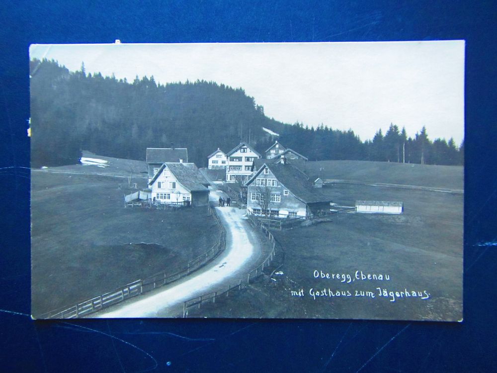 Antike Ak Oberegg AI (Ebenau mit Gasthaus zum Jägerhaus) (Gebraucht) in ...