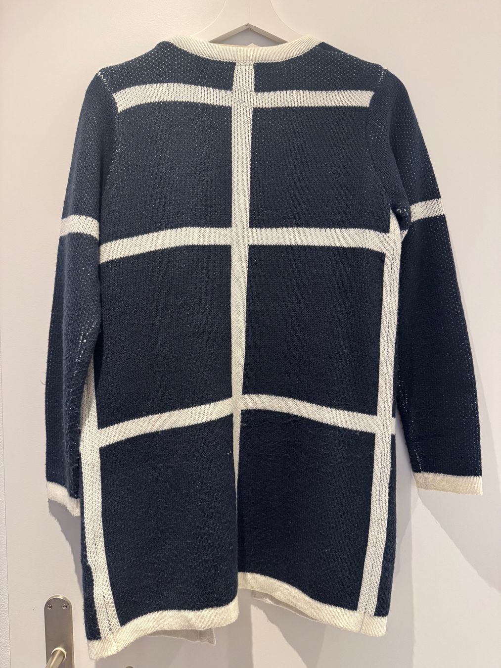 ICHI Strickjacke in Marine/Weiss, Grösse M (Gebraucht) in Männedorf für ...