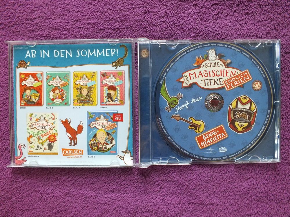 Die Schule der magischen Tiere - Endlich Ferien - CD (Gebraucht) in ...