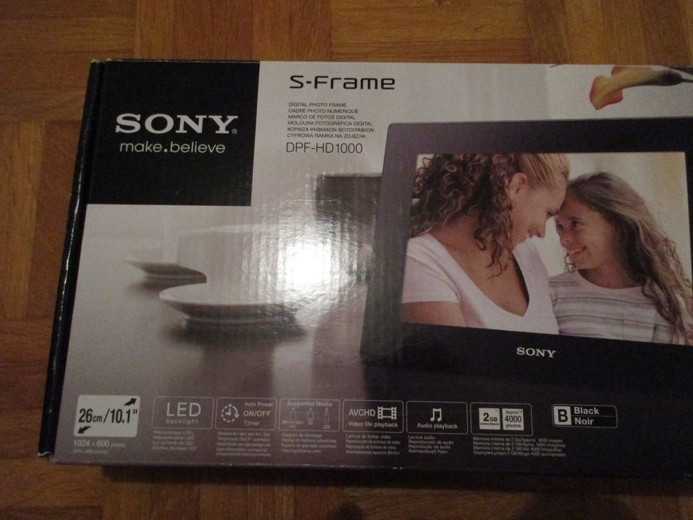 Sony S-Frame DPF-HD1000 digitaler Bilderrahmen (Neu (gemäss Beschreibung)) in Nussbaumen AG für ...