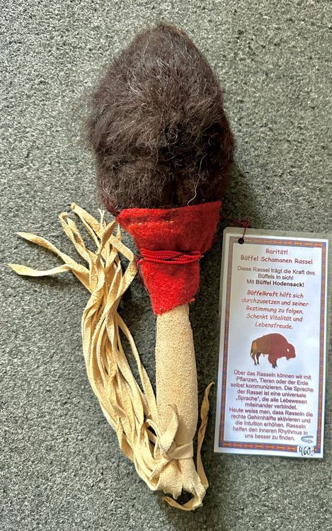 Lakota Büffel Schamanen Rassel - Selten! (Neu (gemäss Beschreibung)) in ...