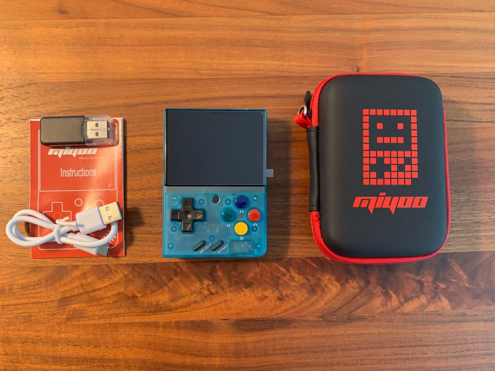 Miyoo Mini V2 in blau mit über 5000 Games (Neu und originalverpackt) in ...
