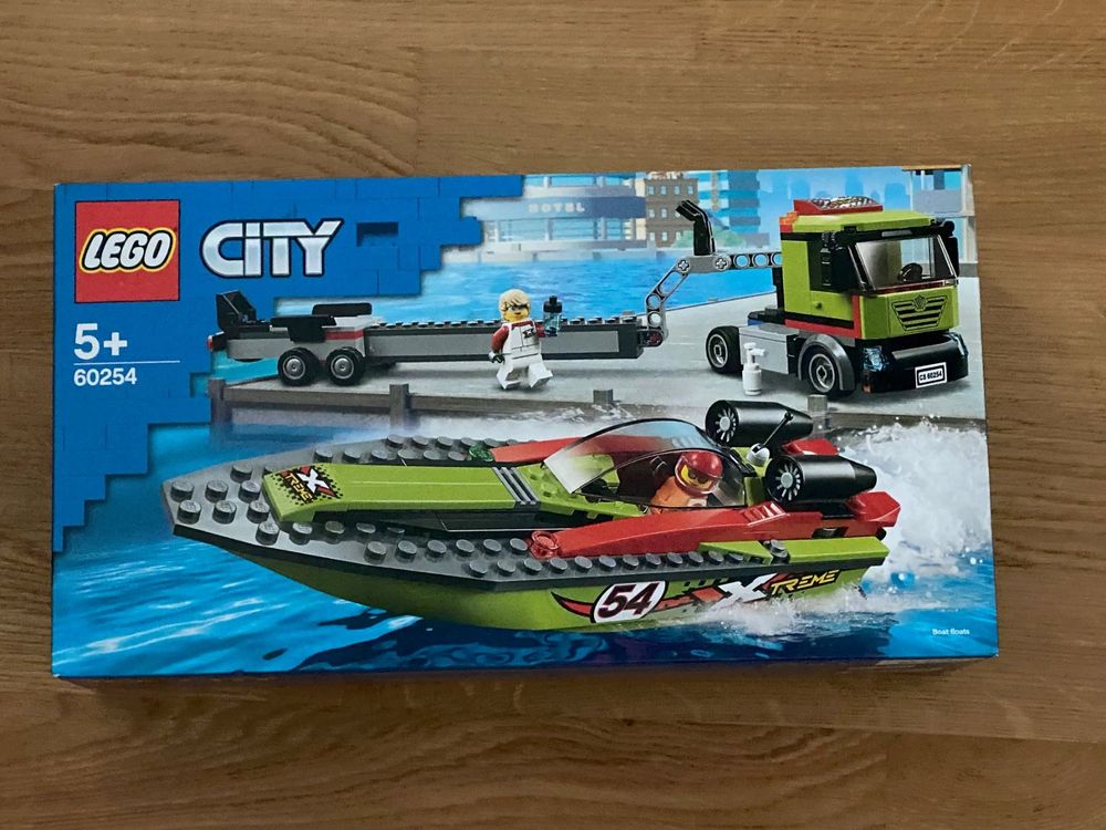 Lego City 60254 Rennboot Transporter | Kaufen auf Ricardo