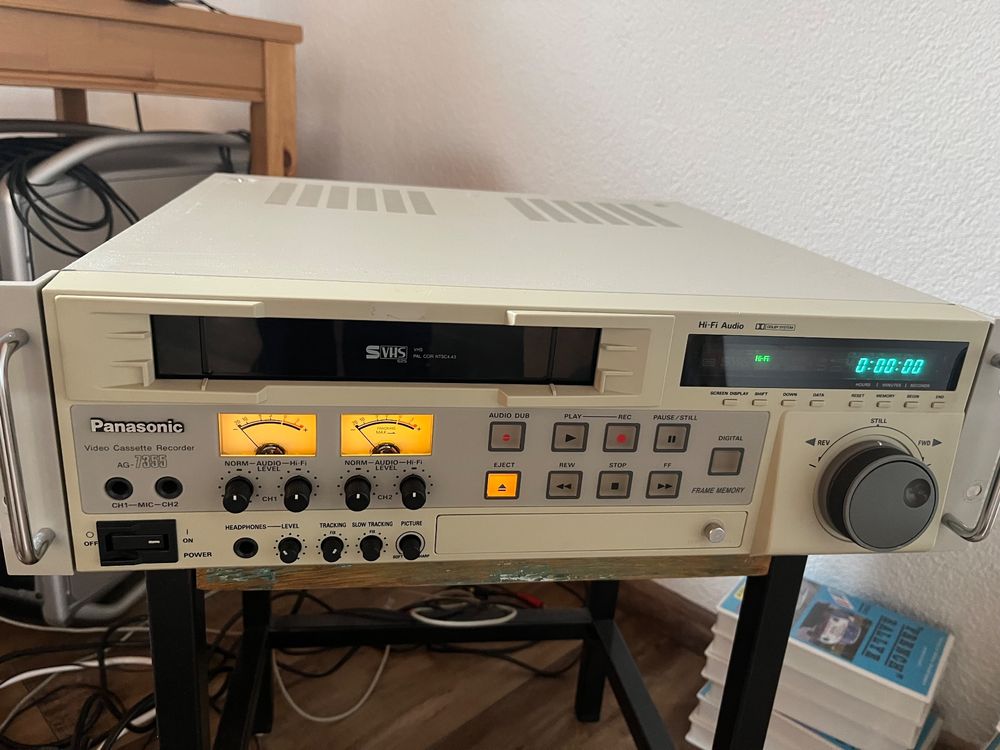 S-VHS Panasonic AG-7355 S-VHS Profi Video Cassette Recorder (Gebraucht ...