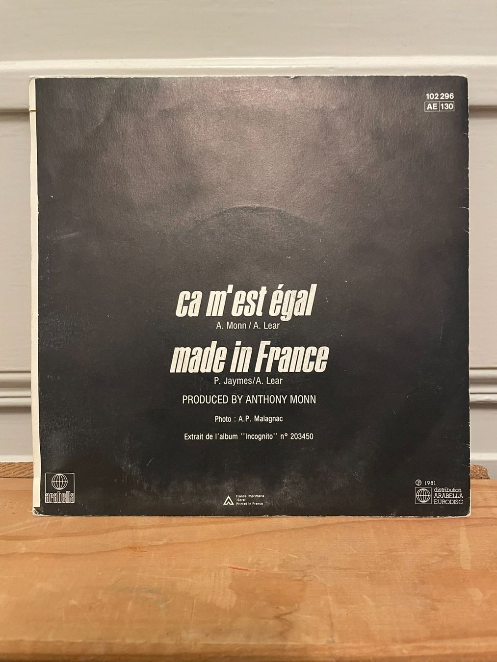Amanda Lear – Ça M'est Égal / Made In France 1981 (Gebraucht) in Bern ...