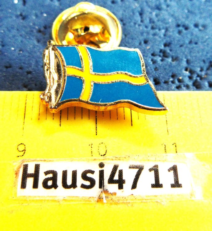 PIN SCHWEDEN FLAGGE SCHMUCK-PIN GOLDIG SWEDEN | Kaufen auf Ricardo