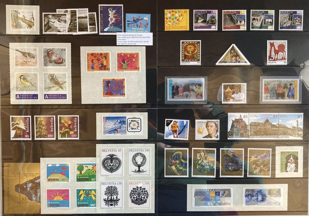 Jahresserie CH 2007 postfrisch (**) Frankatur oder Sammlung (Neu (gemäss Beschreibung)) in ...