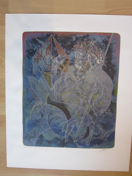 Erni Hans "Wasser" 4 Elemente Original handsig. Lithografie (Gebraucht) in Siebnen für CHF 690 ...