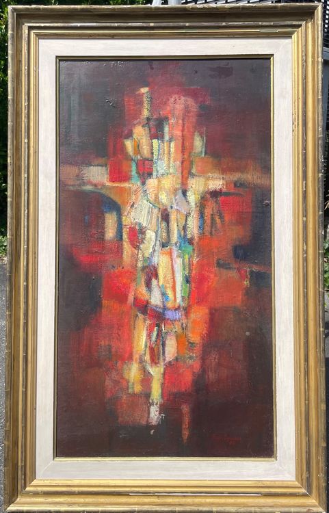 Fred Maurer (1919-1985) grosses Gemälde (Gebraucht) in Root für CHF 84 ...