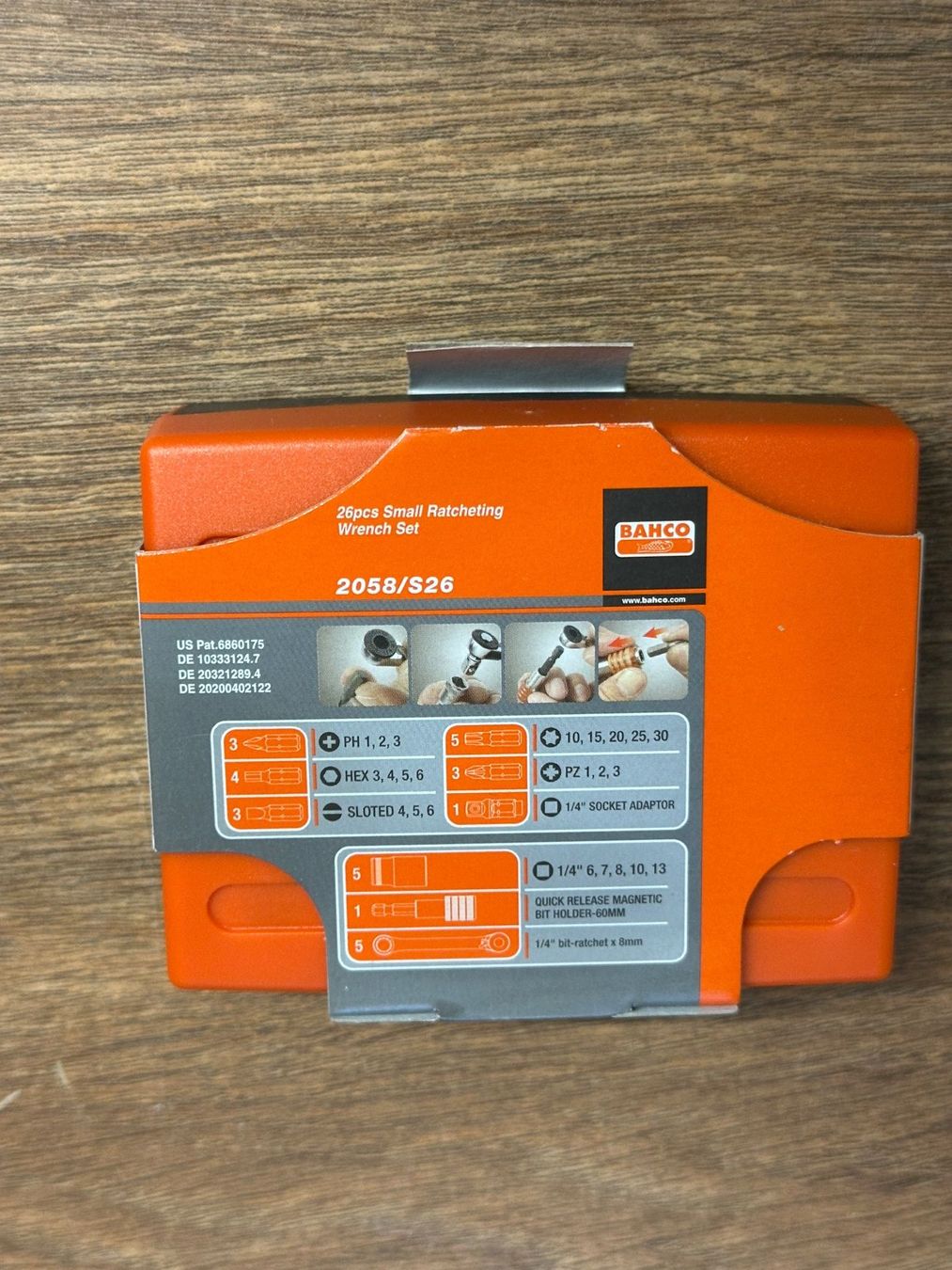 Bahco Ratschenschlüssel Set 2058/S26 - Neu (Neu und originalverpackt ...