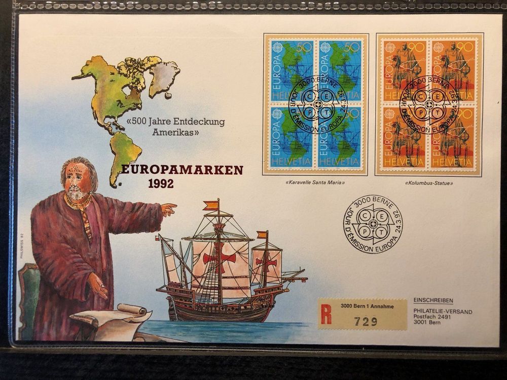 FDC Grossbrief Europamarken 1992 ET | Kaufen auf Ricardo