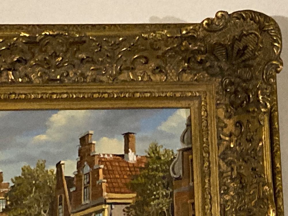 Jan van Riemsdijk Landschaftsgemälde signiert Gasse, Stadt | Kaufen auf ...