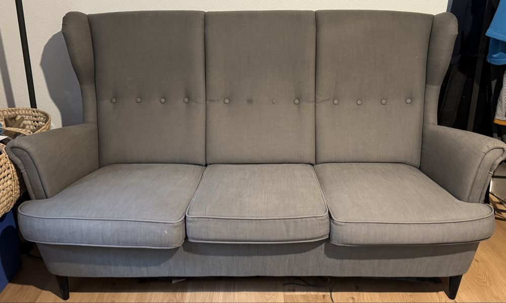Sofa STRANDMON Ikea, grau | Kaufen auf Ricardo