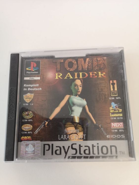 Tomb Raider featuring Lara Croft (Platinum) (PS1) (Gebraucht) in ...