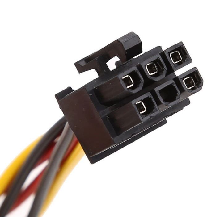 6-Pin PCIe zu 2 x Molex Power Kabel (Neu und originalverpackt) in ...
