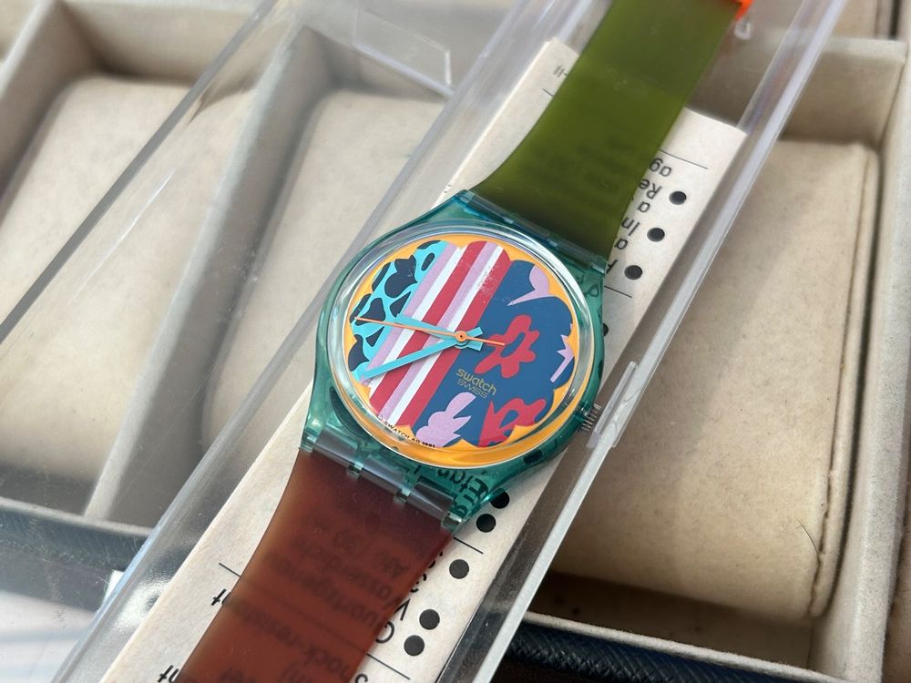 Swatch GL104 KASBAH neuve jamais utilisée fonctionne 1991 (Neuf (Voir ...