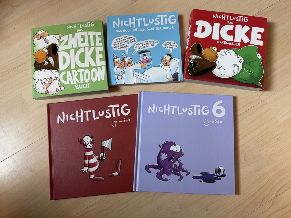 Nichtlustig Bücher-Set- Joscha Sauer Comicbuch (Gebraucht) in Elsau für ...