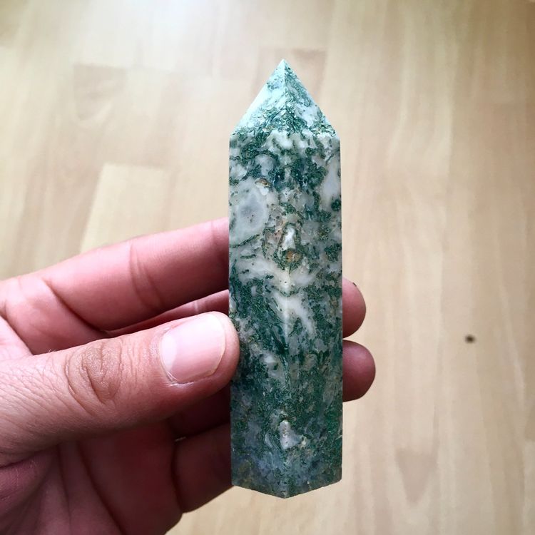 Kristallspitze - Moosachat | Kaufen auf Ricardo