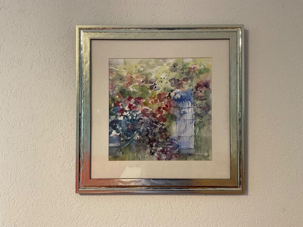 Aquarell Bild 47 x 47 cm | Kaufen auf Ricardo