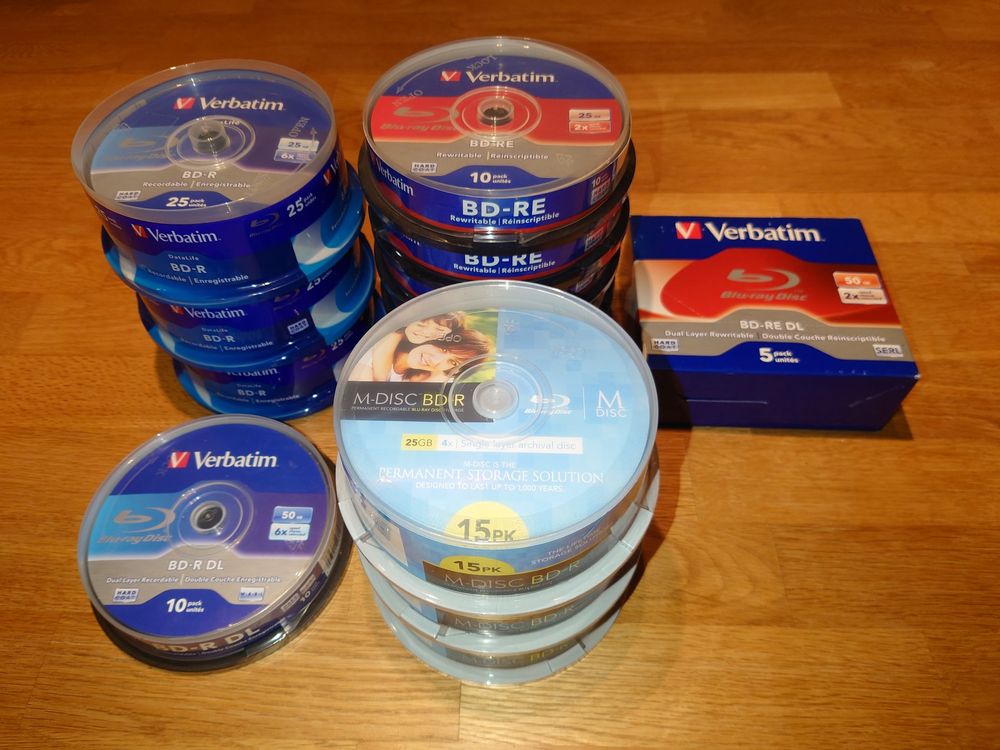 Blu-ray (BD-R & BD-RE), originalverpackt, Archival Grade (Neu und ...