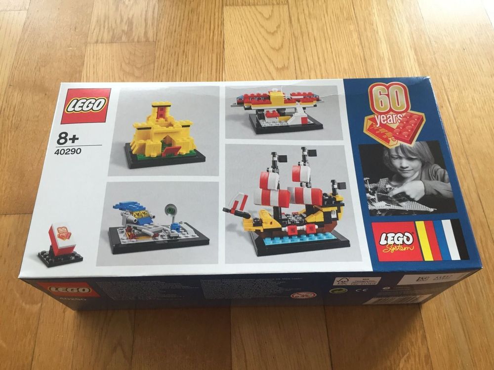 Lego 60 years 40290 - 60 Jahre Legostein (Neu und originalverpackt) in ...