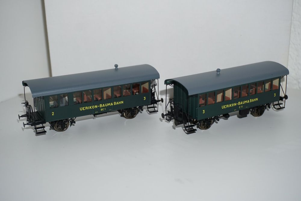 Born - UeBB BC 1 + C 11Personenwagen Set Kleinserie H0/DC (Gebraucht ...