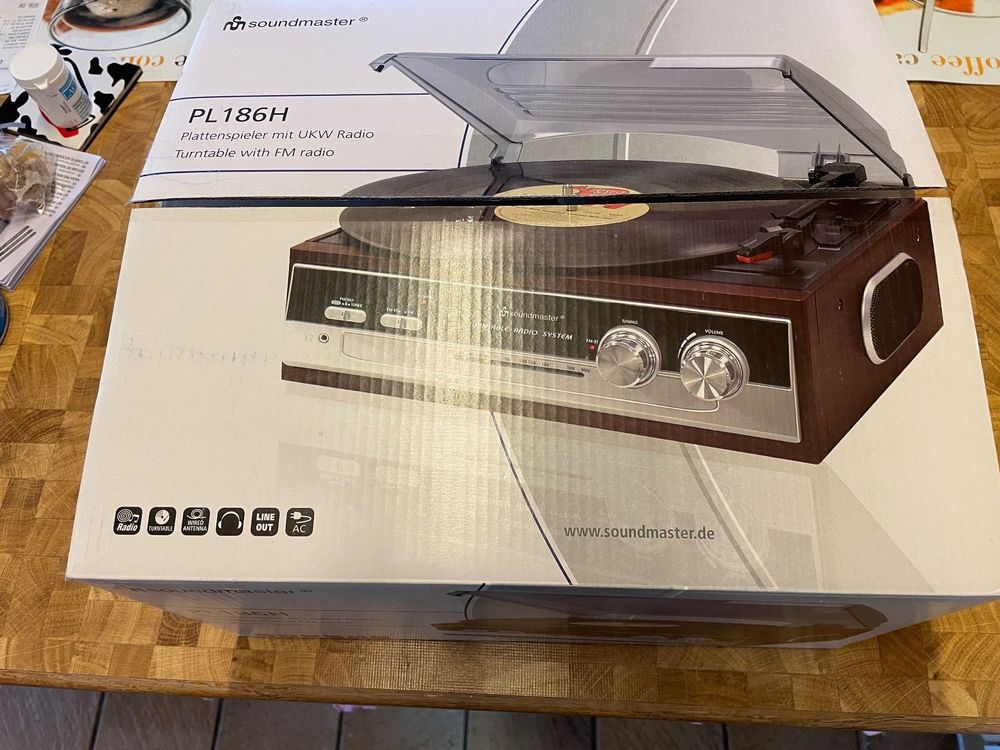 Plattenspieler Soundmaster PL1 186H Retro Vintage | Kaufen auf Ricardo